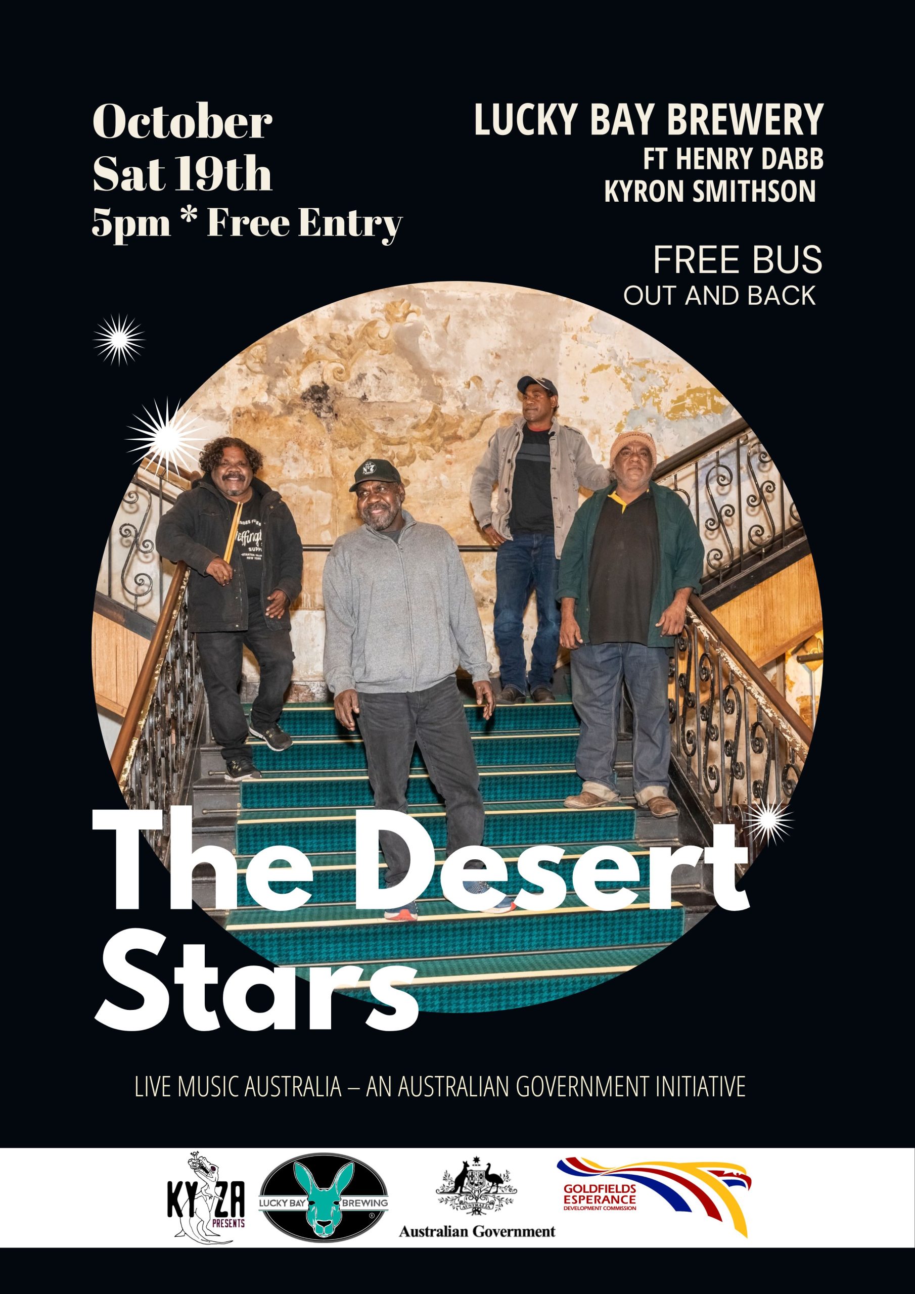 The Desert Stars LIVE at Lucky Bay Brewing - LUCKY BAY BREWING